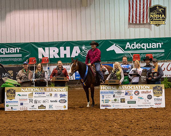 Jared Leclair and Gunningthebay Sweeps NRHA Adequan® NAAC Novice Horse ...
