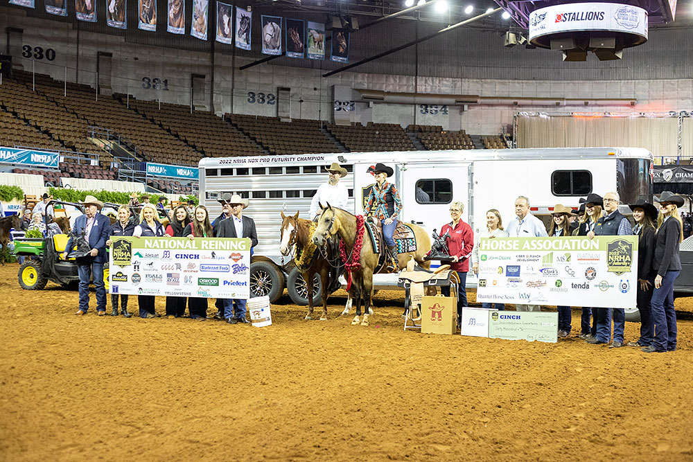 Schumacher & Clutter Split 2022 NRHA Futurity CINCH Non Pro Championship - NRHA