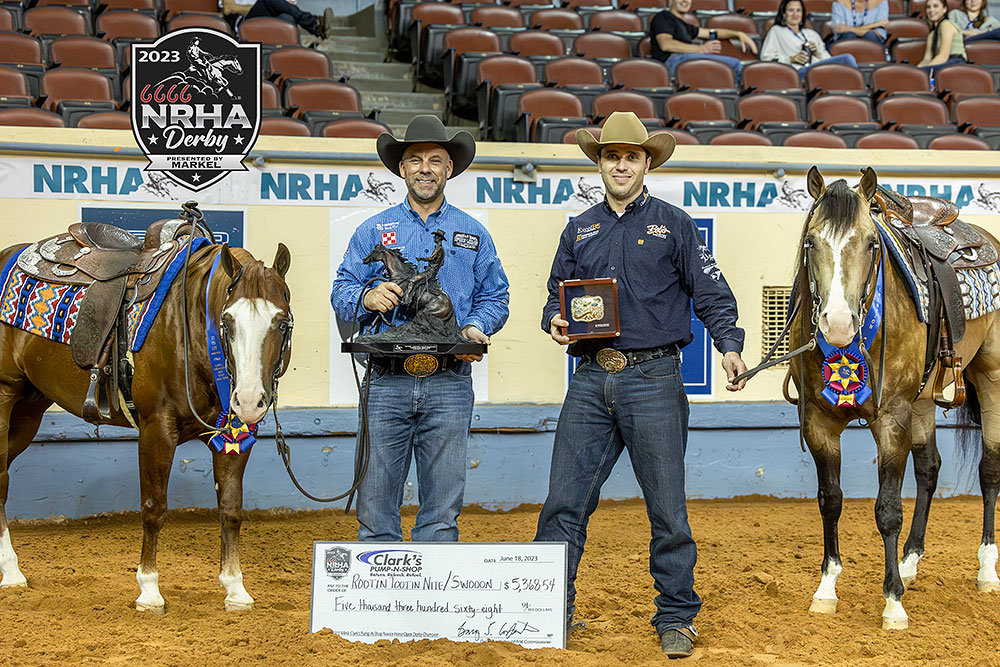 Flarida, Schmersal, and Salgado End Open Prelims with Championships at 6666 NRHA Derby presented ...
